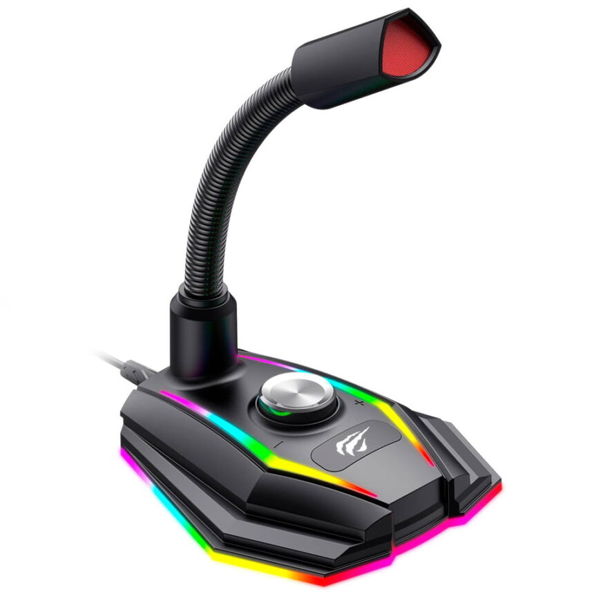 Micrófono Gamer RGB Havit Gamenote GK56B - TecnoTienda SAS